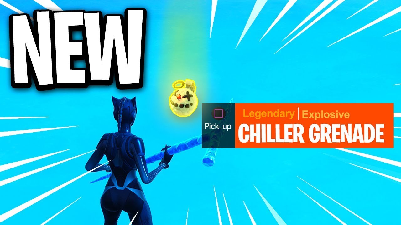 The New CHILLER GRENADE In Fortnite.. - YouTube