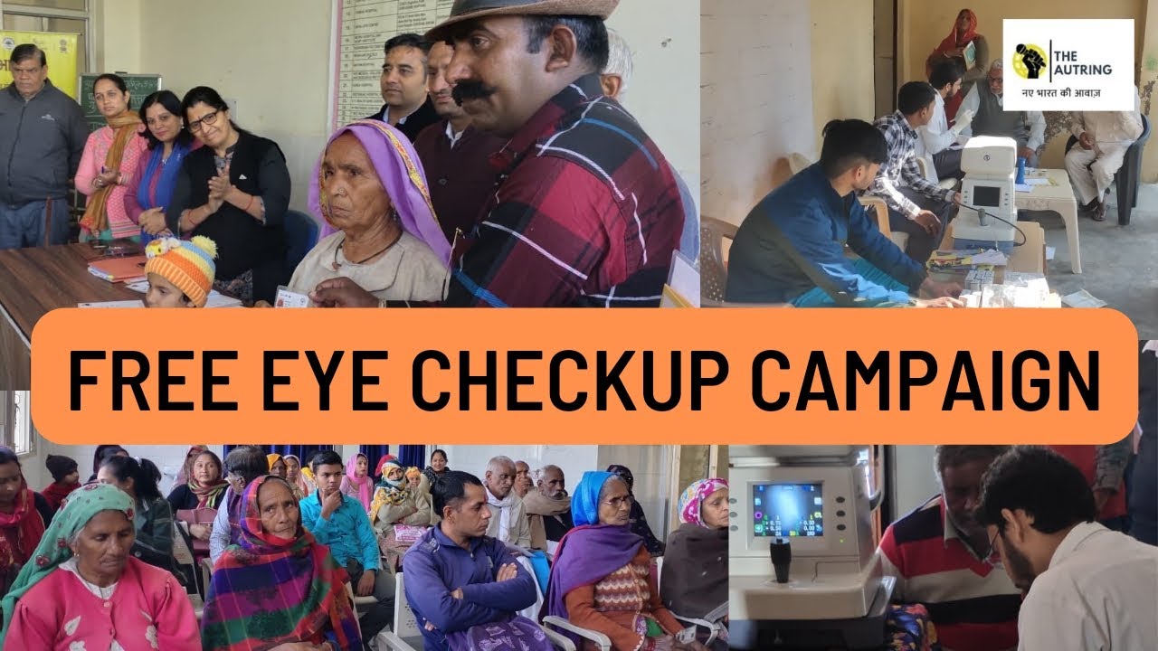 250 plus villagers got free eye check up | Social Work | Autring - YouTube