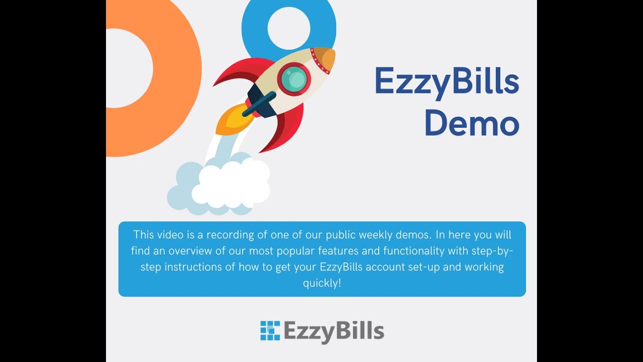 EzzyBills Demo- 2023 - YouTube