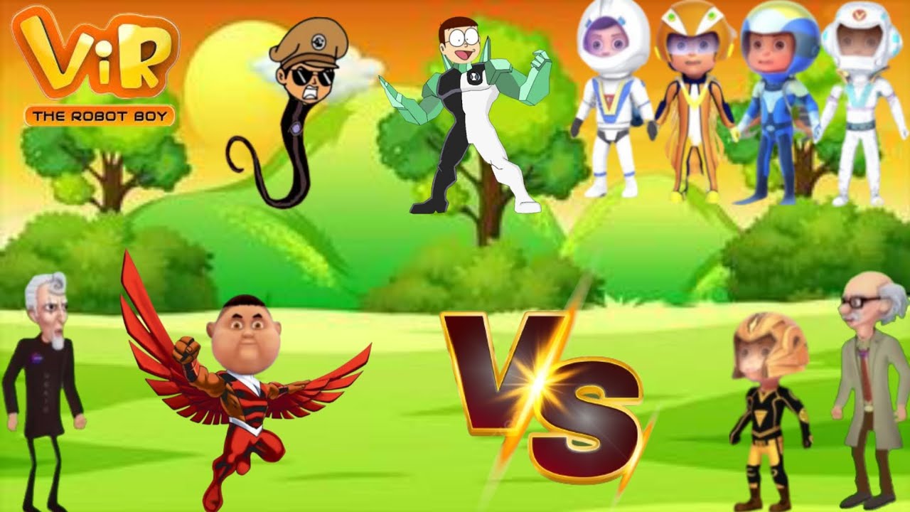 Mad Max Ka Jintu Robot Vs Robot Boy | Animation Cartoon | Veer The Robo ...