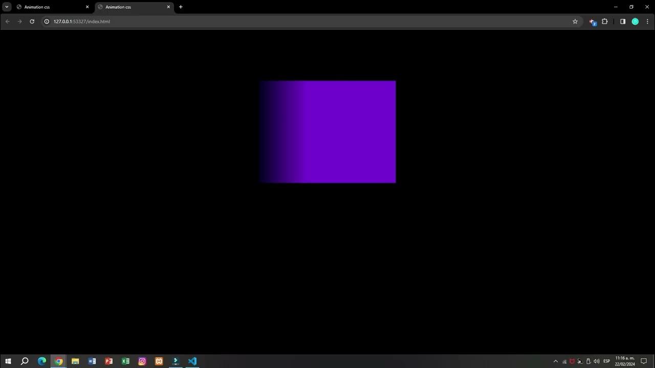 ANIMACION USANDO HTML Y CSS - YouTube