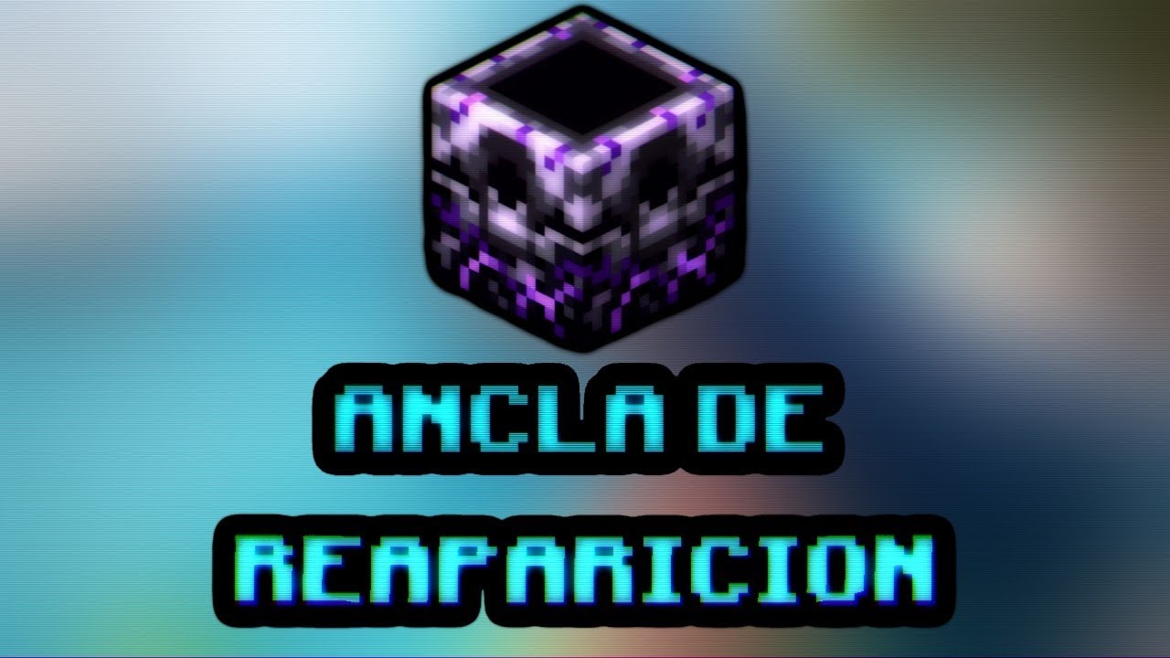 🌳minecraft ♦️COMO FUNCIONA el ancla de regeneración🎲 - YouTube