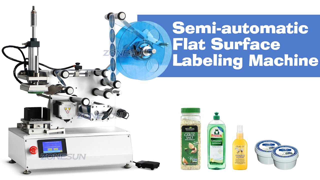 How To Use ZS-TB802 Pneumatic PET Caps Boxes Top Side Flat Surface ...