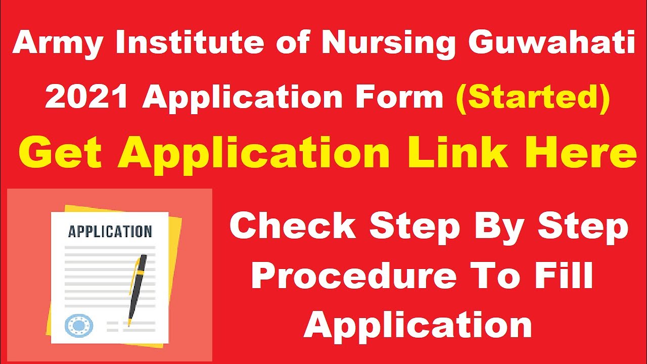 Army Institute of Nursing Guwahati 2021 Application Form (Started) -How ...
