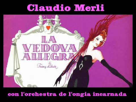 la vedova allegra (valzer) claudio merli - YouTube