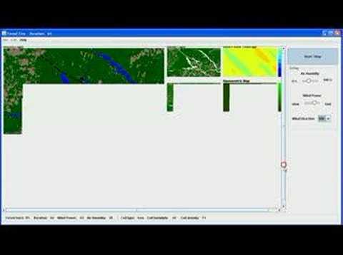 Forest Fire - Simulation on Cellular Automata - YouTube