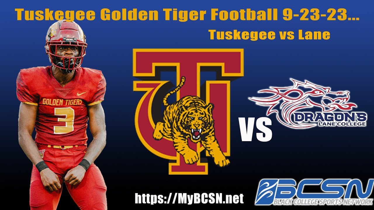 Tuskegee University vs Lane College in SIAC Football on the Black ...