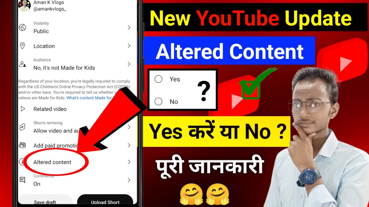 YouTube Altered Content Kya Hai | Altered Content | Altered Content Me ...