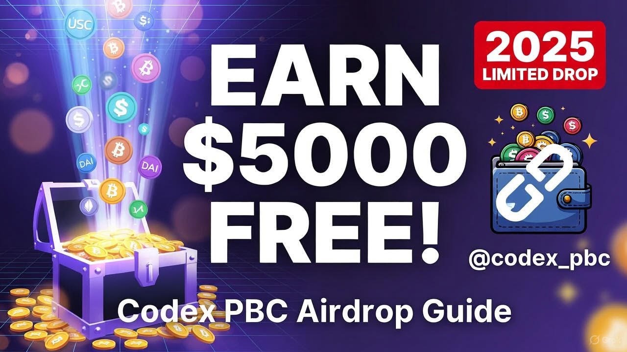 Codex PBC Airdrop 2025: Earn Up to $5000 in Free Crypto with Ethereum's ...