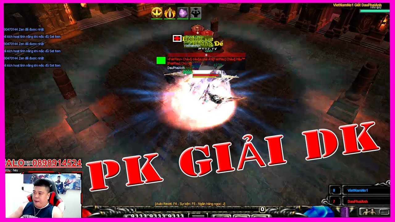 Mu Online Mới Ra | DK Cùi PK Giai Class DK TOP 1 DC KHÔNG | GAME TV ...