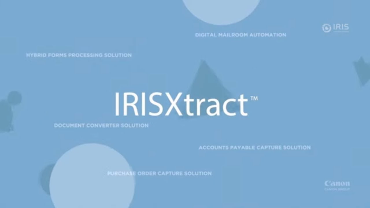 IRISXtract - Account Payable Solution - YouTube