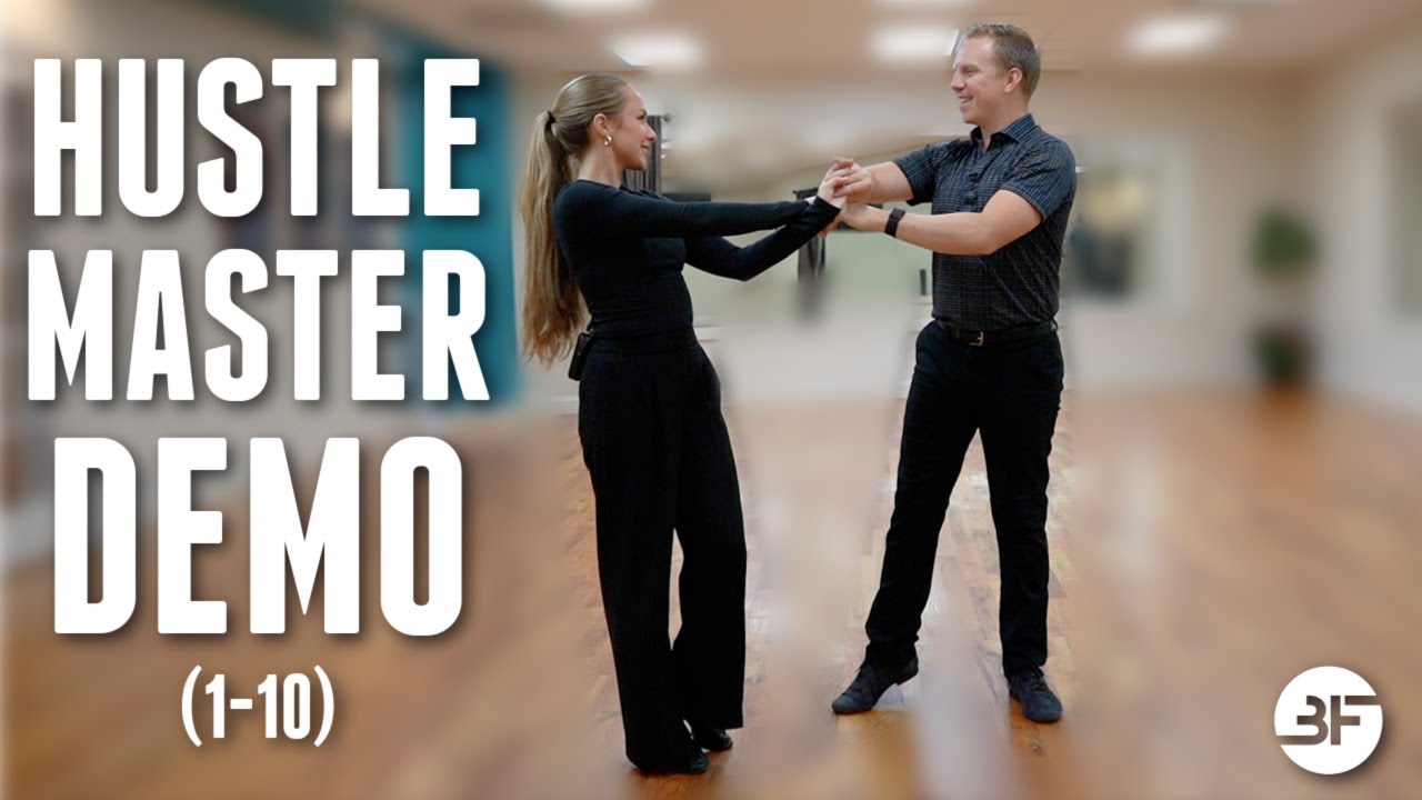 Hustle Dance Steps with Partner | Hustle Master Demo (1-10) - YouTube