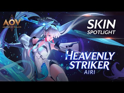 Airi Heavenly Striker Skin Spotlight - Garena AOV (Arena of Valor) - YouTube