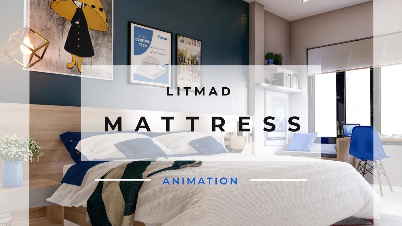 3D Mattress Animation | Product promo video for LITMAD company - YouTube