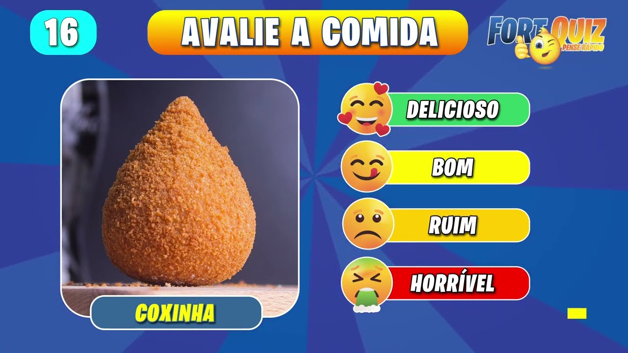 🍕 AVALIE A COMIDA 🌭 | Classifique os 50 alimentos que você mais gosta | Quiz de Comida - YouTube