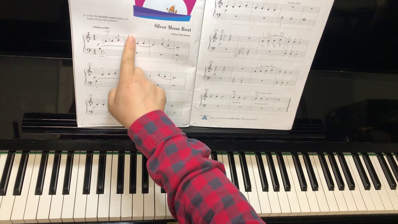 Silver Moon Boat, Piano Adventures level1, Performance-Eugene Lee - YouTube