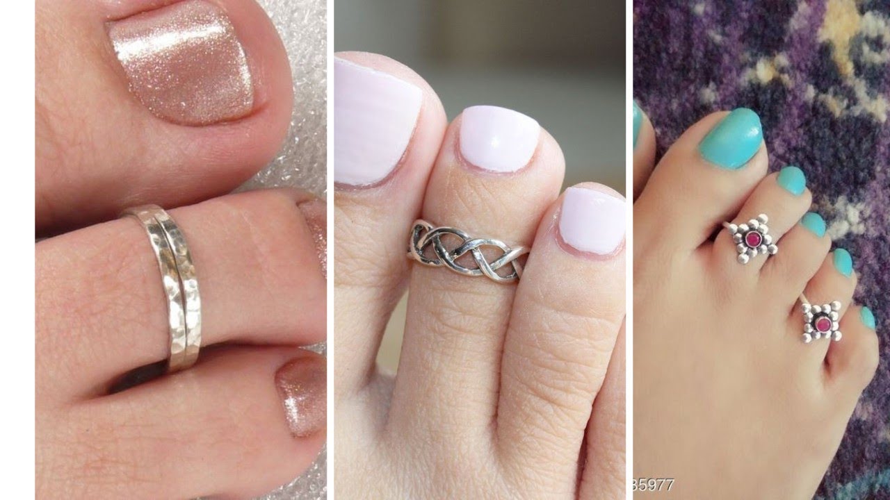 Foot ring designs for women - YouTube