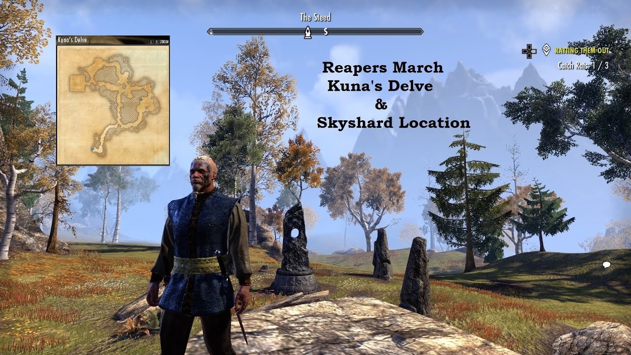 The Elder Scrolls Online Reapers March Kuna's Delve & Skyshard Location ...