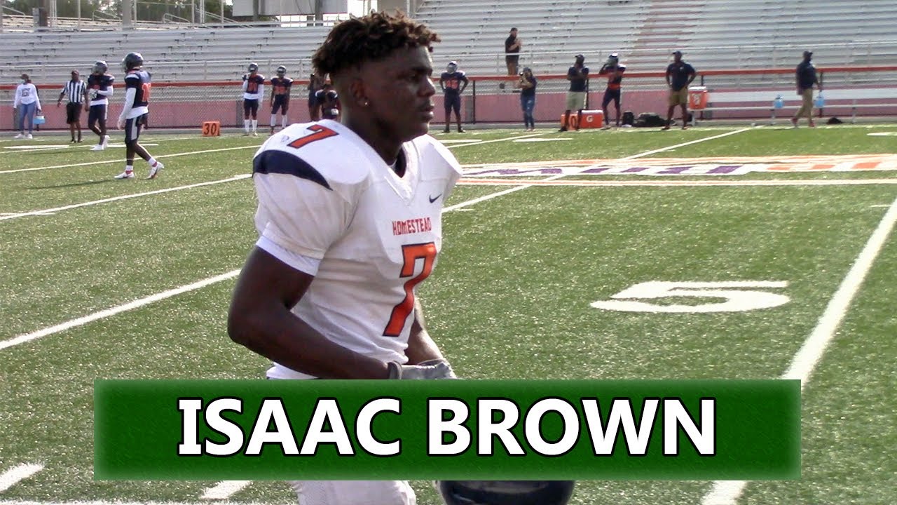 Homestead 2024 RB Isaac Brown Spring Scrimmage Highlights - YouTube