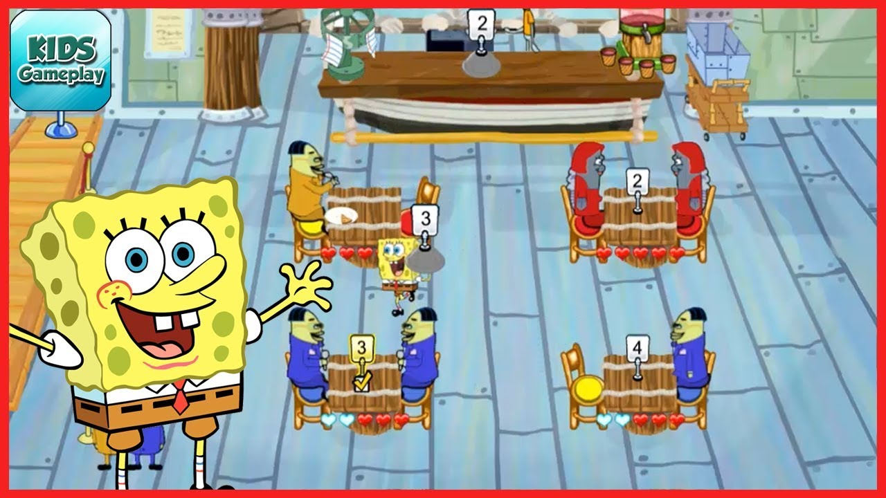 SpongeBob Diner Dash - Fun Android Gameplay Let's Play - YouTube