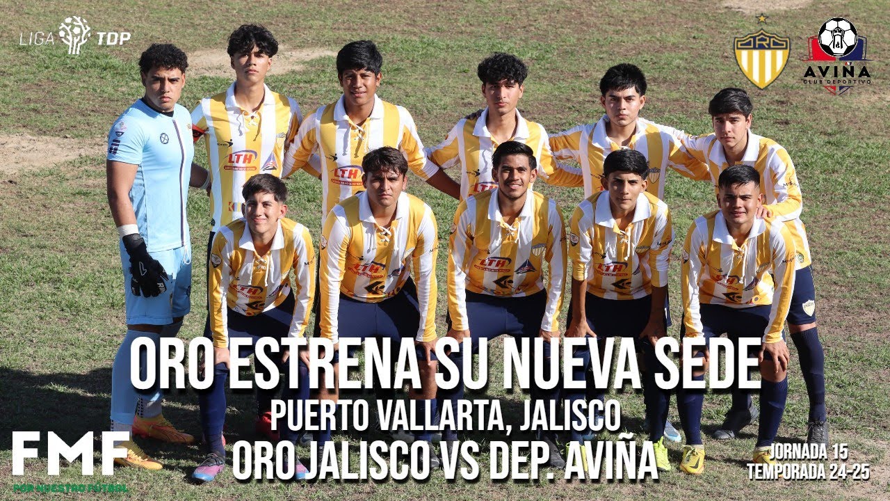 CLUB ORO VS DEPORTIVO AVIÑA JORNADA 15 LIGA TDP - YouTube
