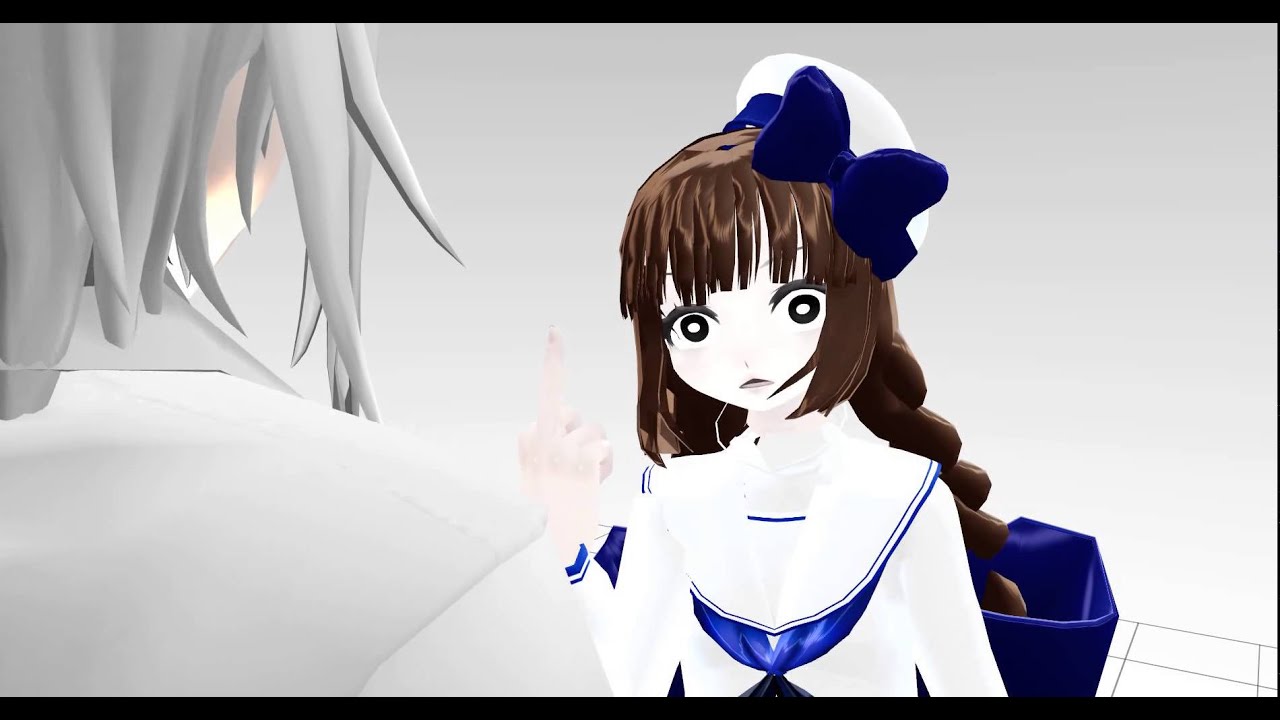 MMD Wadanohara and Sal -How to flip the bird- - YouTube