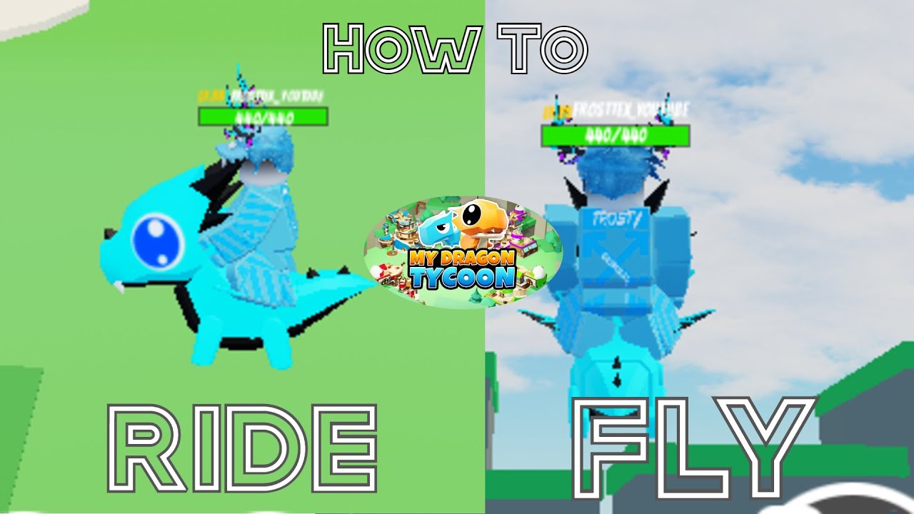 How To RIDE and FLY your dragon in My Dragon Tycoon Roblox🐉 - YouTube