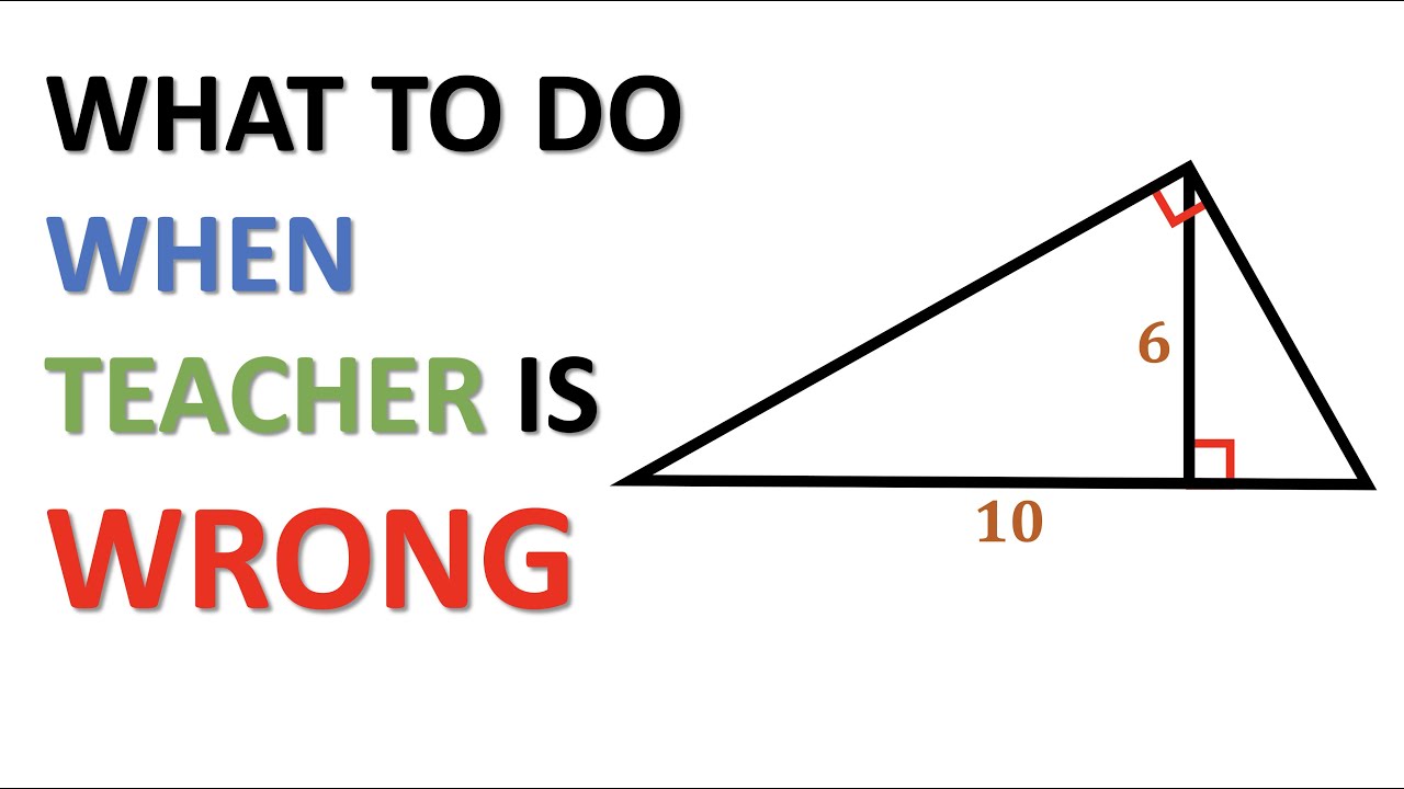Who is responsible when problem is wrong? - YouTube