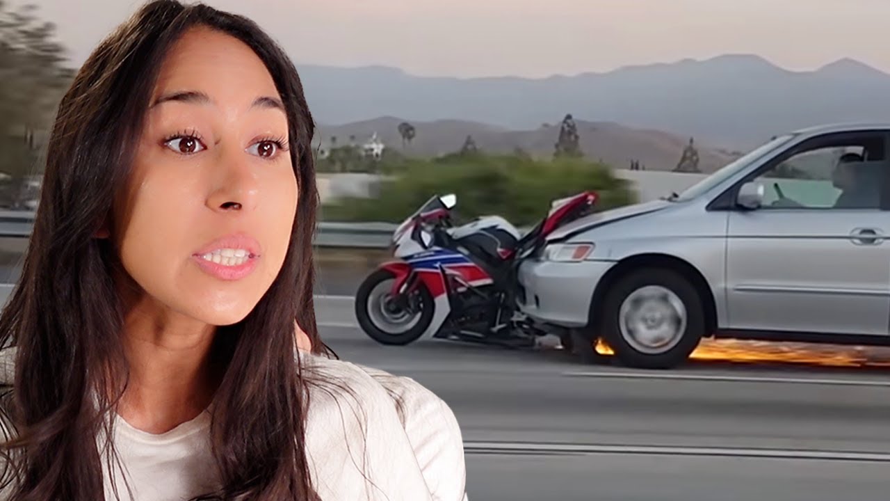 Biker Girl Reacts to Insane Road Rage - YouTube