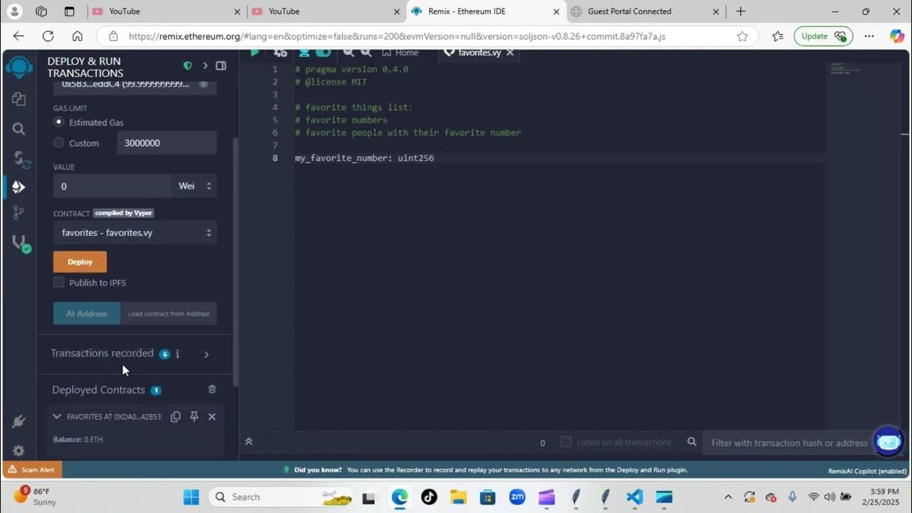 Python Papi / Smart Contracts - Introduction To The Remix IDE - YouTube