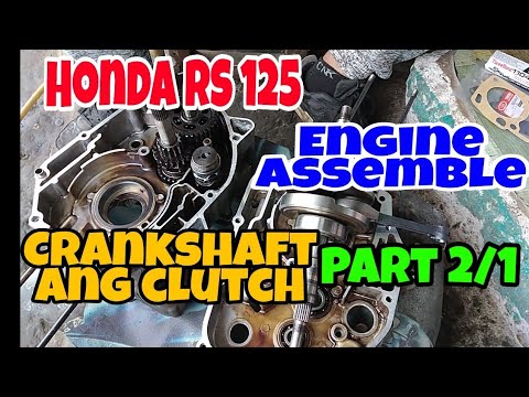 Honda RS 125 Engine Overhaul, Assemble Part 2/1 | tagalog tutorial ...