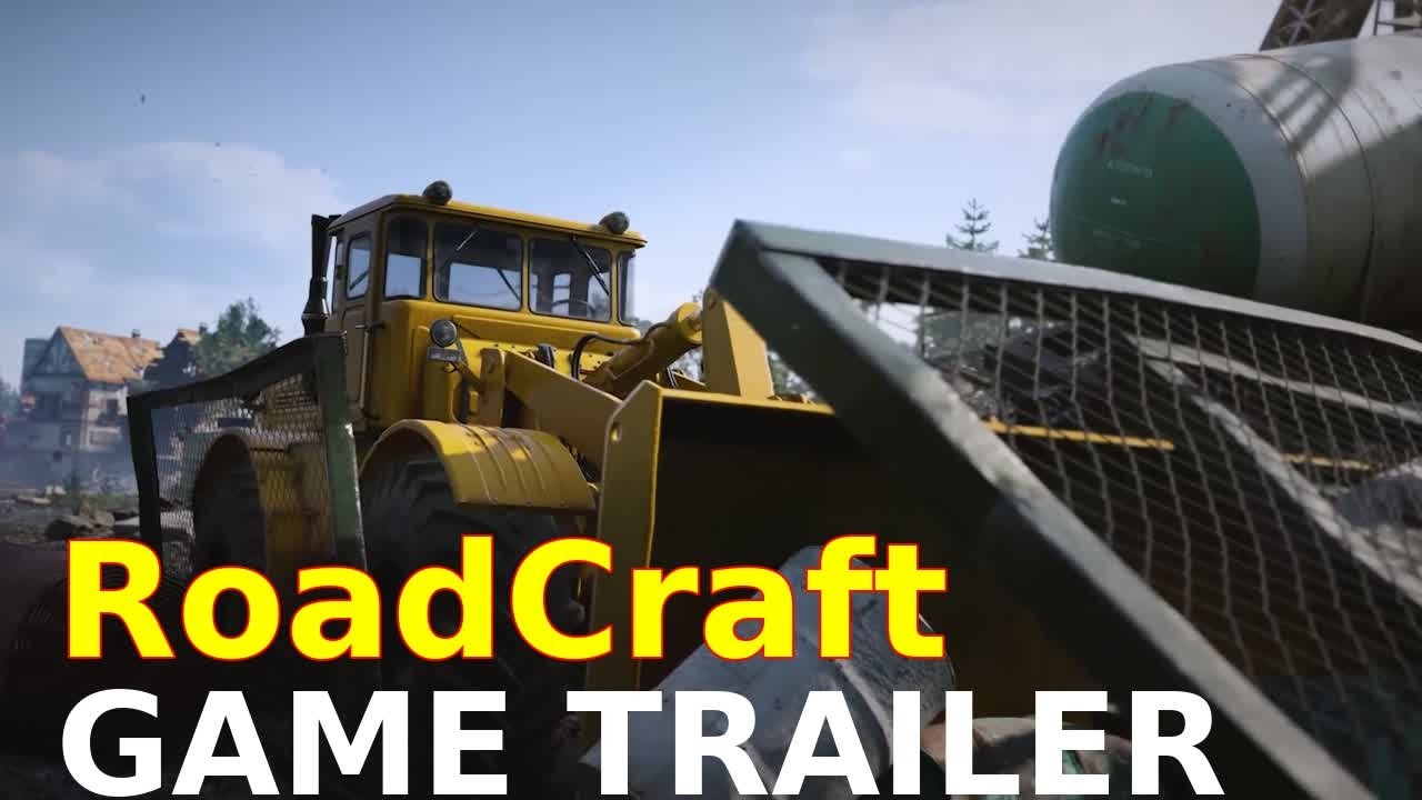 RoadCraft Gameplay Trailer | Realistic Construction Simulation ...