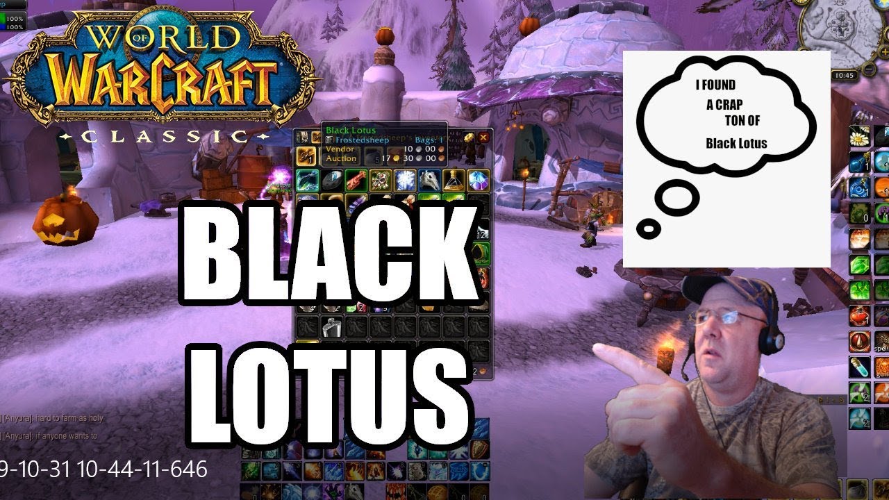 Gamer : WoW Classic BLACK LOTUS Spawn Location Maps - YouTube