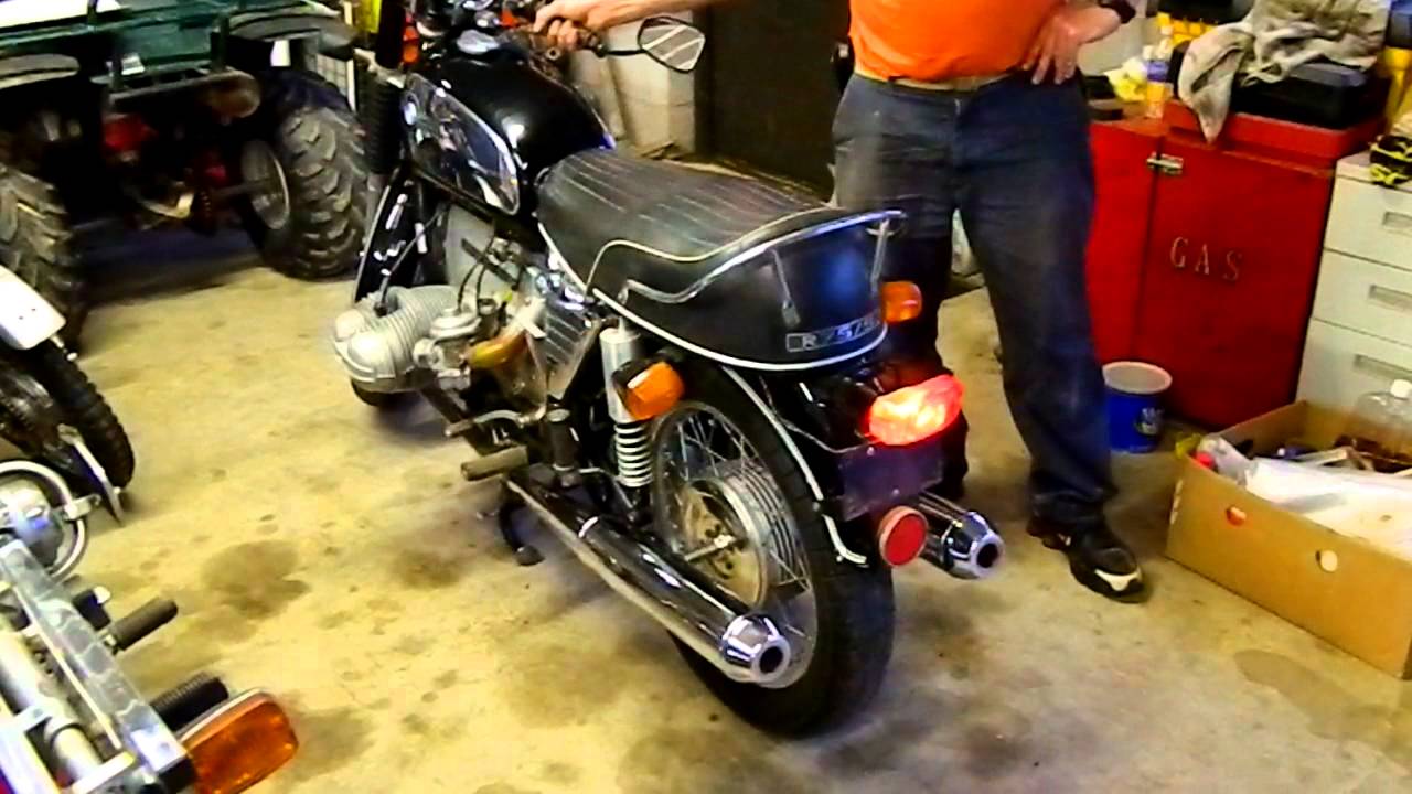 1972 BMW R75/5 "Toaster Tank" Motorcycle - YouTube