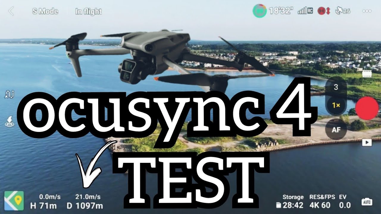 DJI Air 3-Range Test Ocusync 4 en Sport Mode 🔥 - YouTube