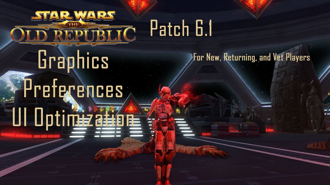 SWTOR Graphics, Preferences, UI Optimization for PvP and OPs 6.1! - YouTube