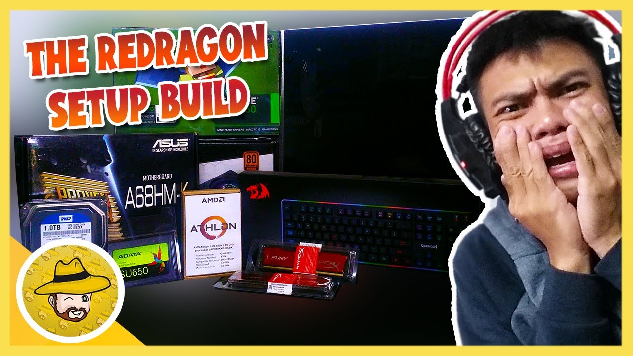 THE REDRAGON BUILD | LOW BUDGET GAMING SETUP SA SHOPEE! - YouTube