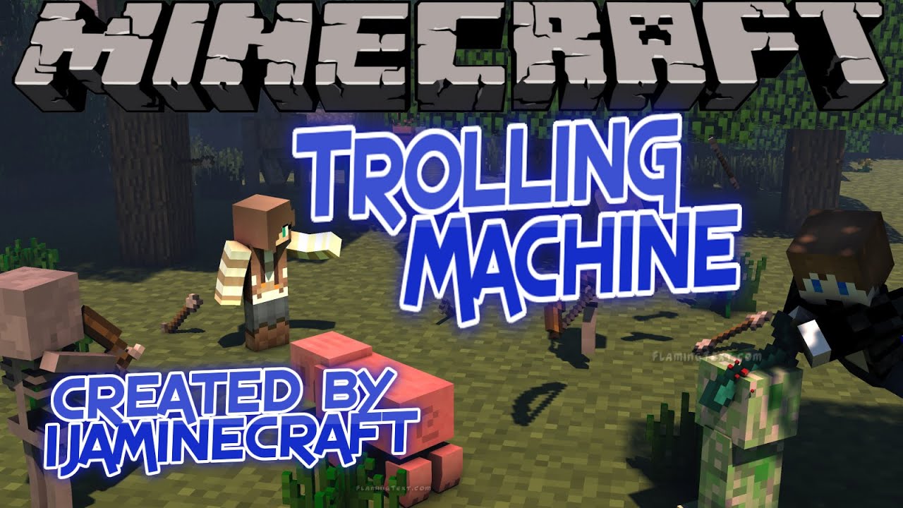 Minecraft Trolling Machine | Only One Command by IJAMinecraft - YouTube