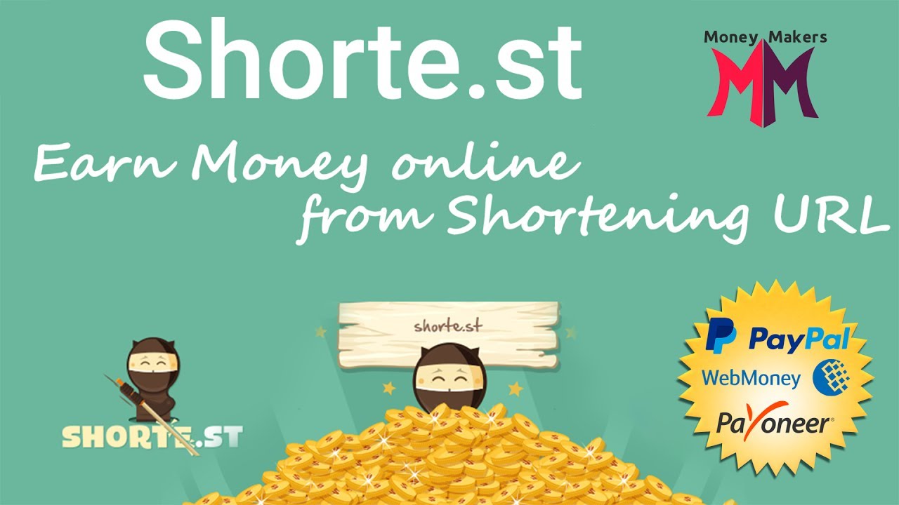 How to make money with Shortest URL shortening website , Paypal ...