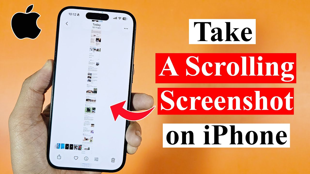 How to take a long screenshot on iPhone - YouTube
