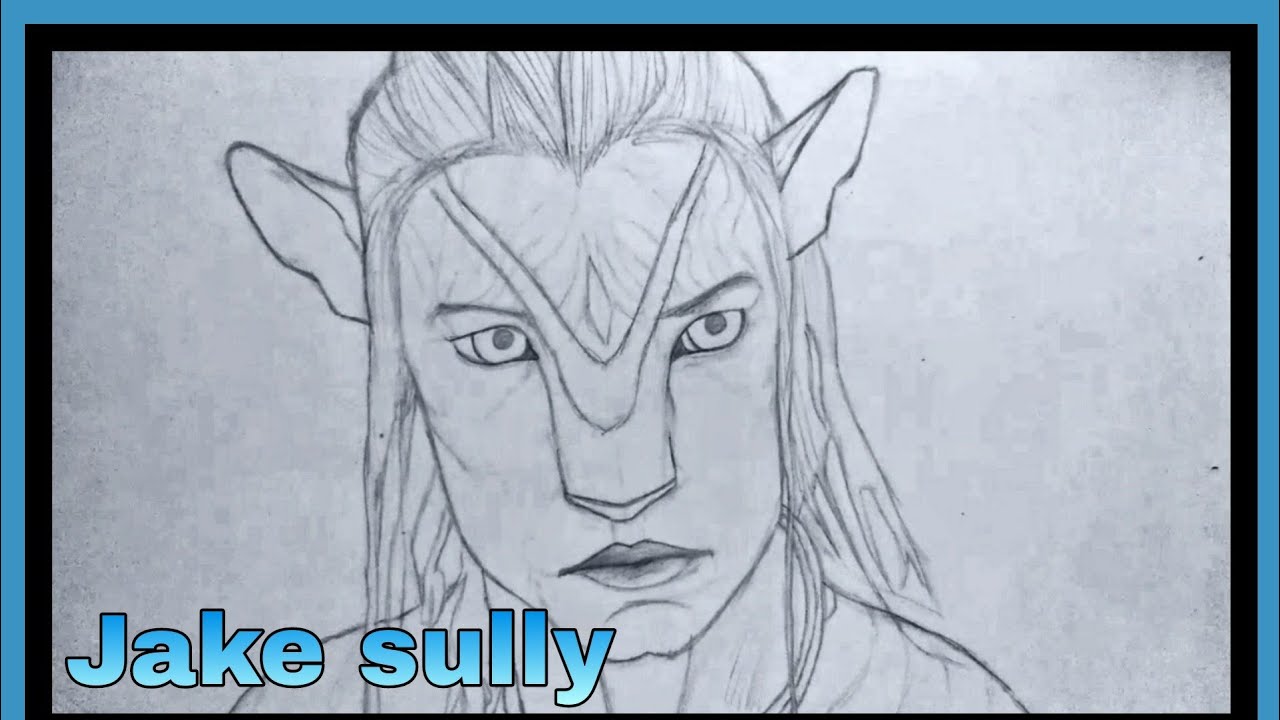 How to draw Jake Sully | Avatar movie - YouTube