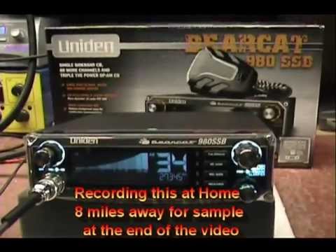 Uniden BC-980 SSB Tune-up Report - YouTube