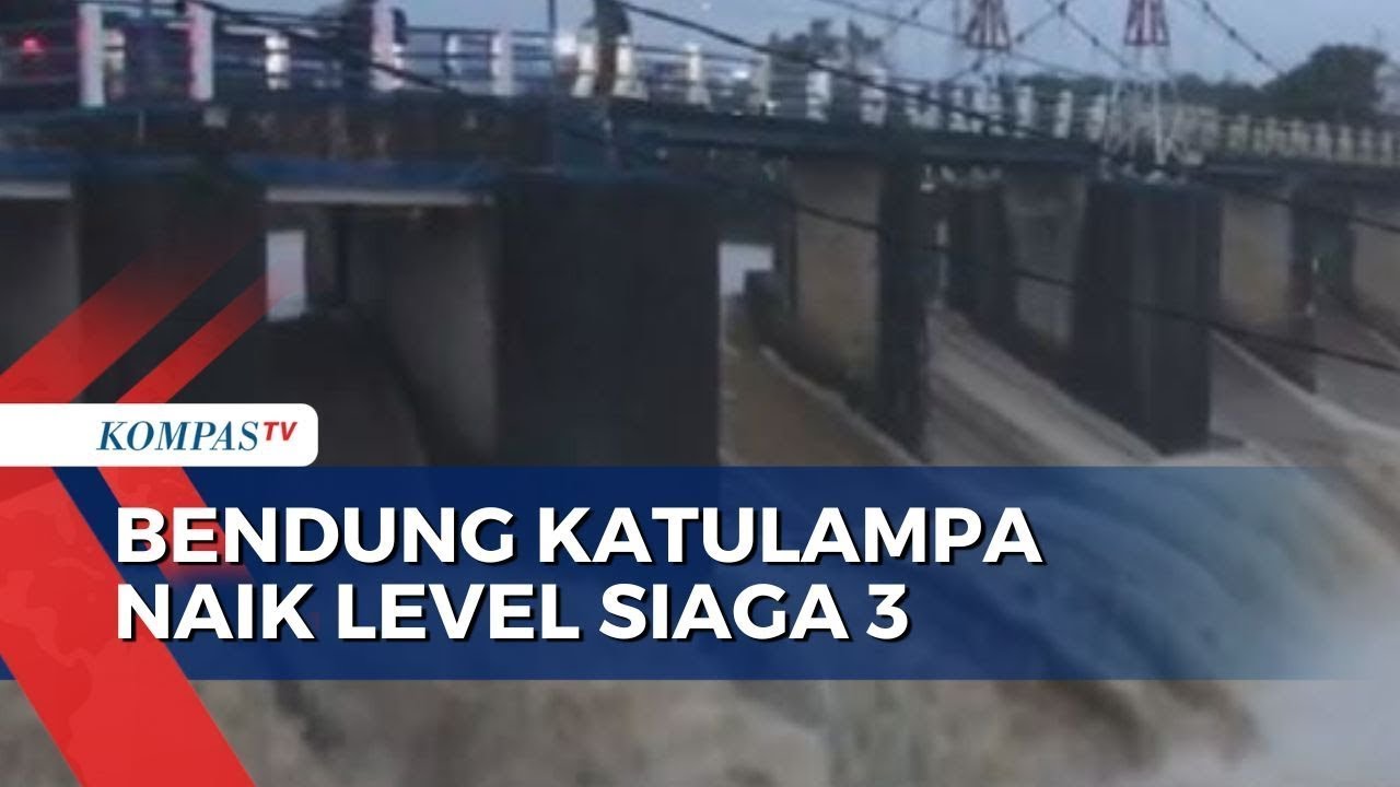Debit Air Bendung Katulampa Bogor Naik Level Siaga 3 - YouTube