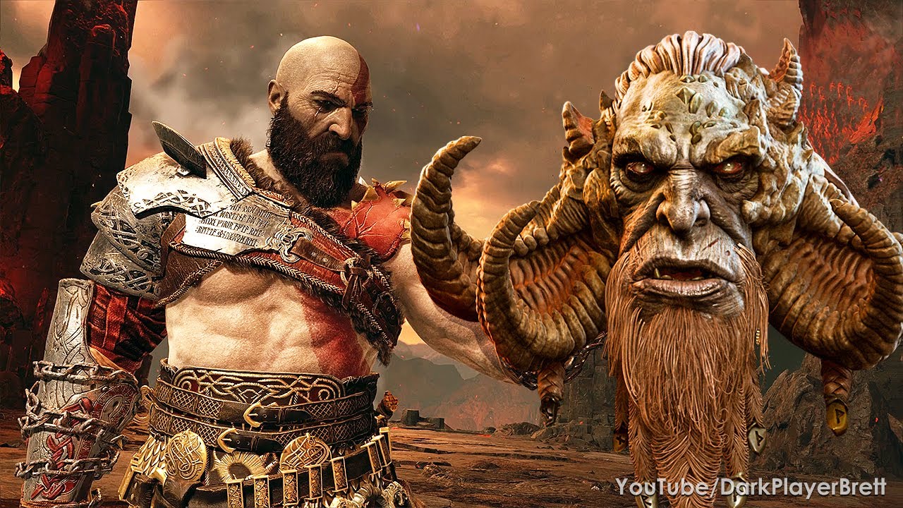God of War - All Troll Boss Fights (Troll's Toll) [PS4 Pro] - YouTube