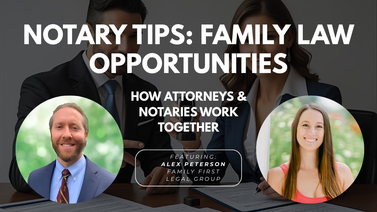 Grow Your Notary Business with Family Law Partnerships - YouTube