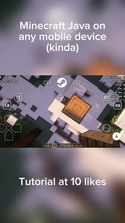 Minecraft Java on mobile! 10 Likes for tutorial!!! #Minecraft # ...