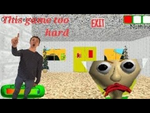 Baldi plays is own game and rage! (cringe) - YouTube