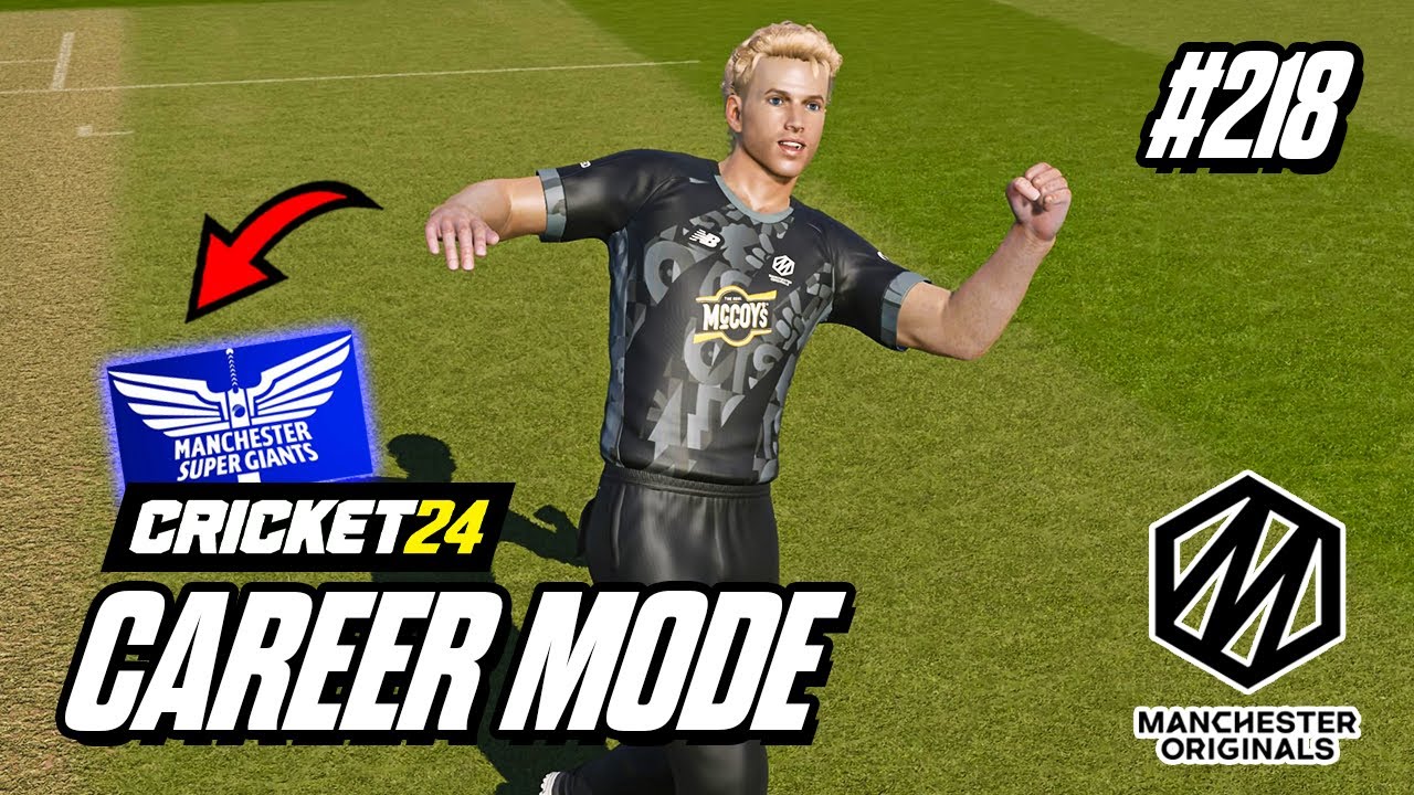 CRICKET 24 | CAREER MODE #218 | MANCHESTER SUPER GIANTS DEBUT ...
