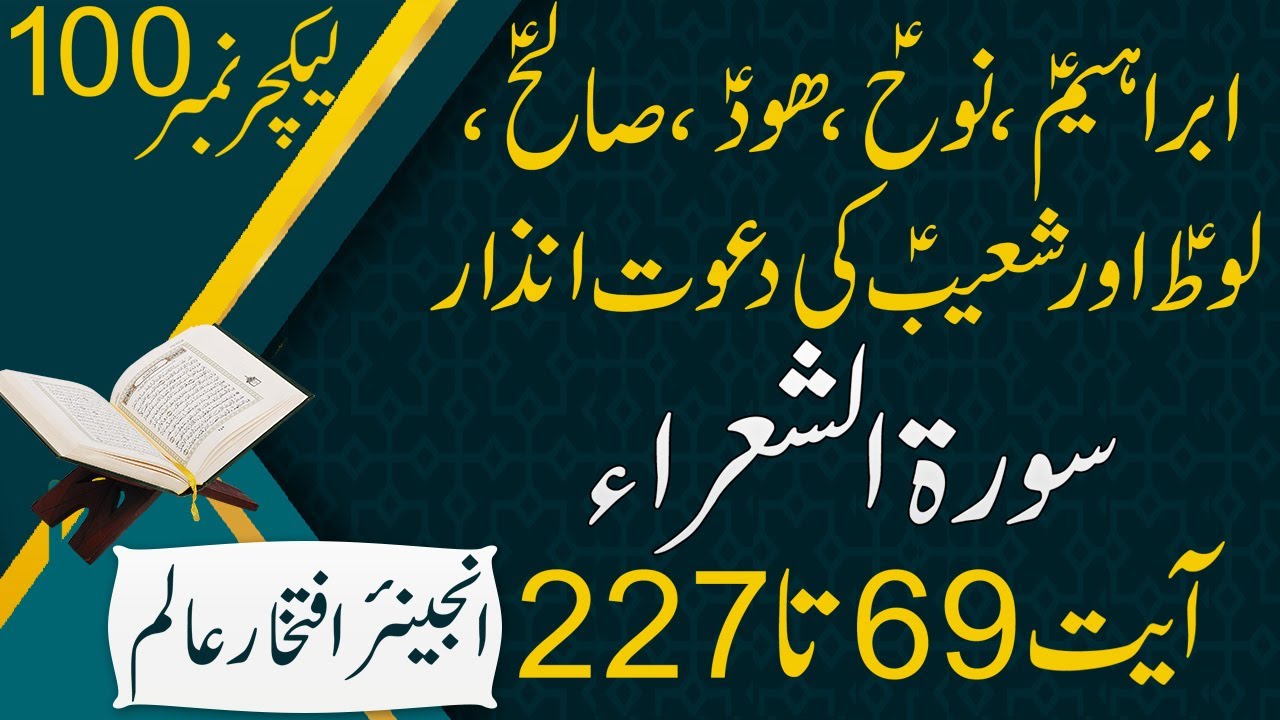 Ibrahim, Nooh, Hood, Saleh, Lut aur Shoaib A.S ki Dawat-e-Inzaar ...