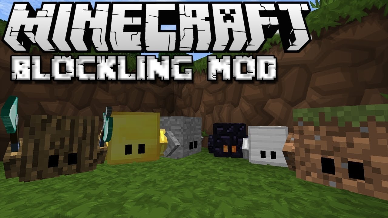 minecraft : blockling mod 1.12.2 test - YouTube